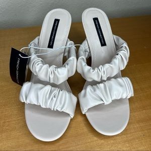French Connection | Shoes | New French Connection Ruched Heels | Poshmark